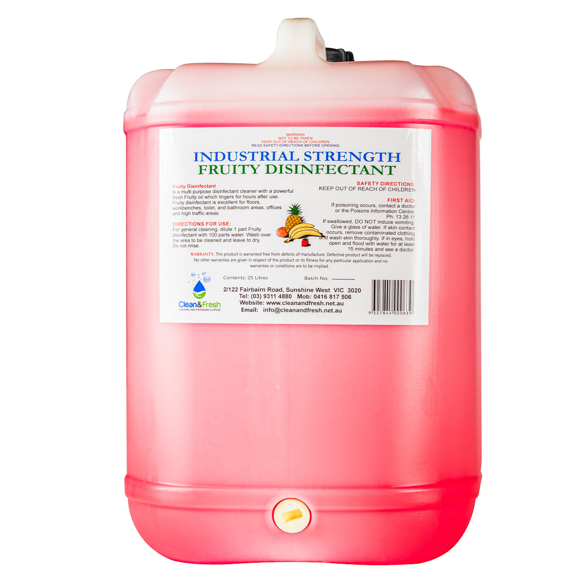 Fruity Disinfectant – Clean & Fresh