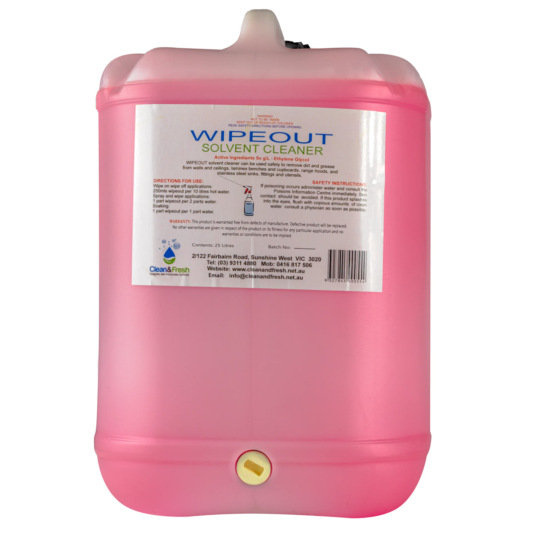 Wipeout Solvent Cleaner – Clean & Fresh