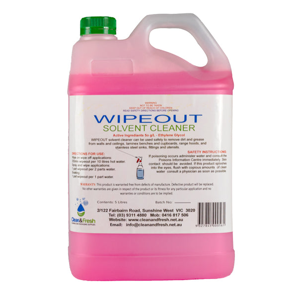 Wipeout Solvent Cleaner – Clean & Fresh