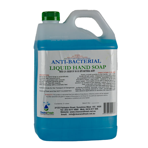 Anti-Bacterial Liquid Hand Soap – Clean & Fresh