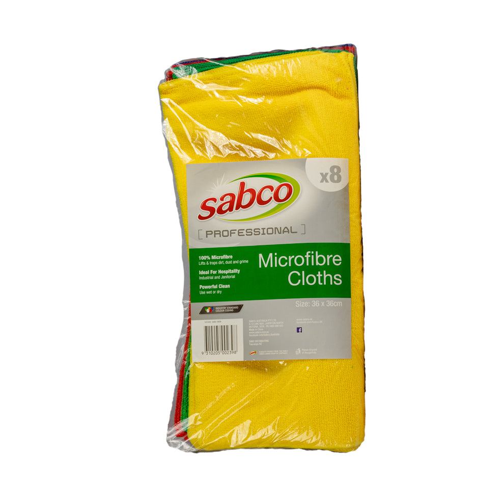 Sabco Microfibre Cloths – Clean-andFresh